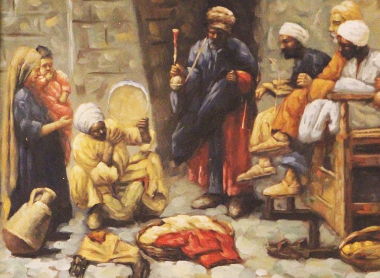 Arab Gathering - Antique1900 - Antique1900